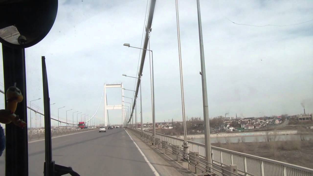 [Kazakhstan] Crossing Big Bridge, Semey - YouTube