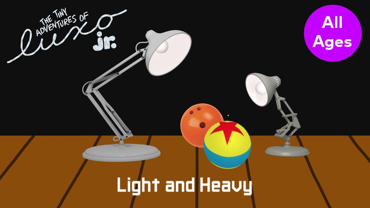 The Tiny Adventures of Luxo Jr. - Light and Heavy - YouTube