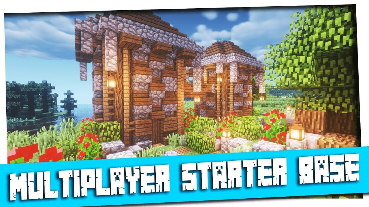 Minecraft 1.14 - High Storage Multiplayer Starter Base! [Multiplayer ...