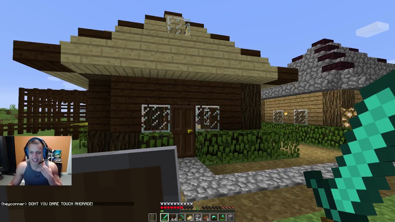 Tyler1 Plays Minecraft With Greekgodx (Part 1) [VOD: April 19, 2017 ...