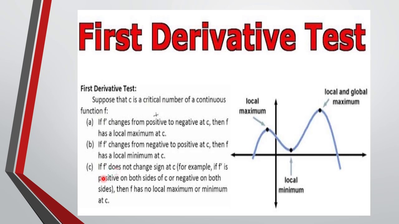 Relative Extrema Using First Derivative Test And Second Derivative Test relative-extrema-using-first-derivative-test-and-second-derivative-test