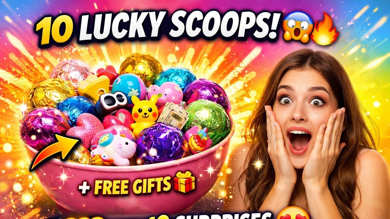 10 Lucky Scoops Orders 😱🔥 | Unbelievable Surprises + FREE Gifts 🎁 - YouTube