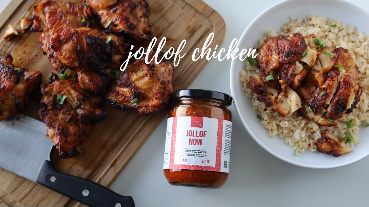 Atare Foods - Jollof Chicken - Air Fryer Recipe - YouTube