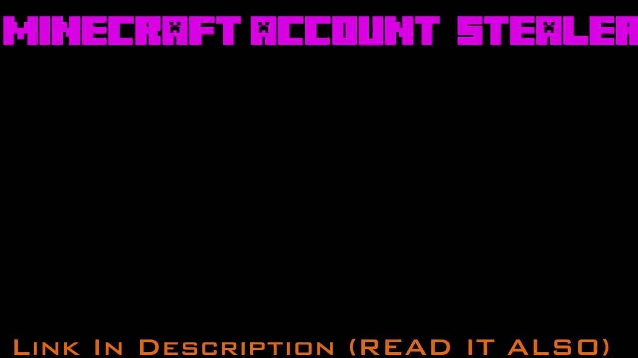 Minecraft Account Stealer - YouTube