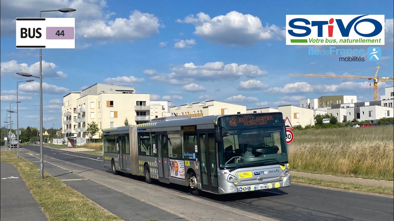 STIVO — bus ligne 44 — Heuliez GX427 EEV — N•783 KICKDOWN !! - YouTube