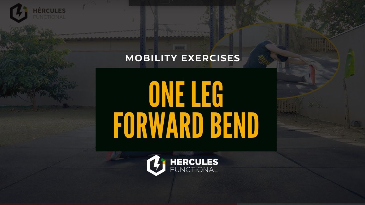 One leg forward bend - YouTube