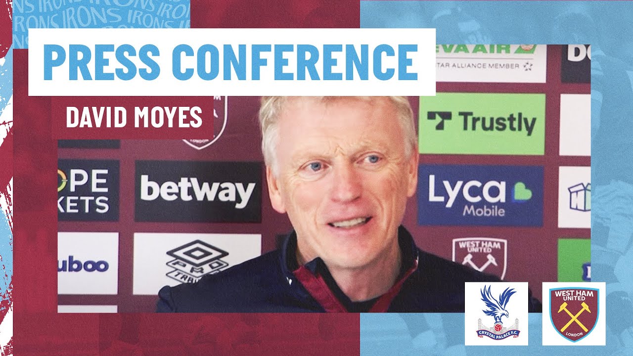 "We all have to aim for 40 points" | David Moyes Press Conference ...