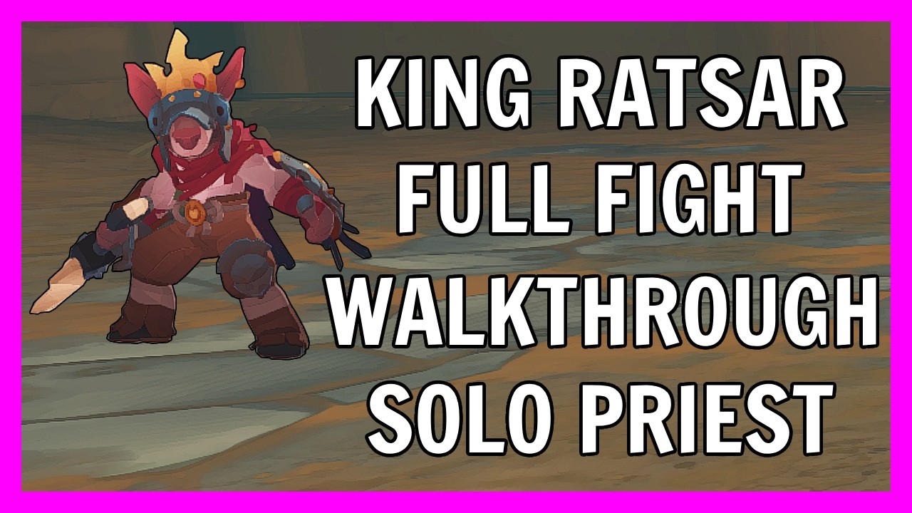 Farever | King Ratsar Full Fight Walkthrough | SOLO Priest - YouTube