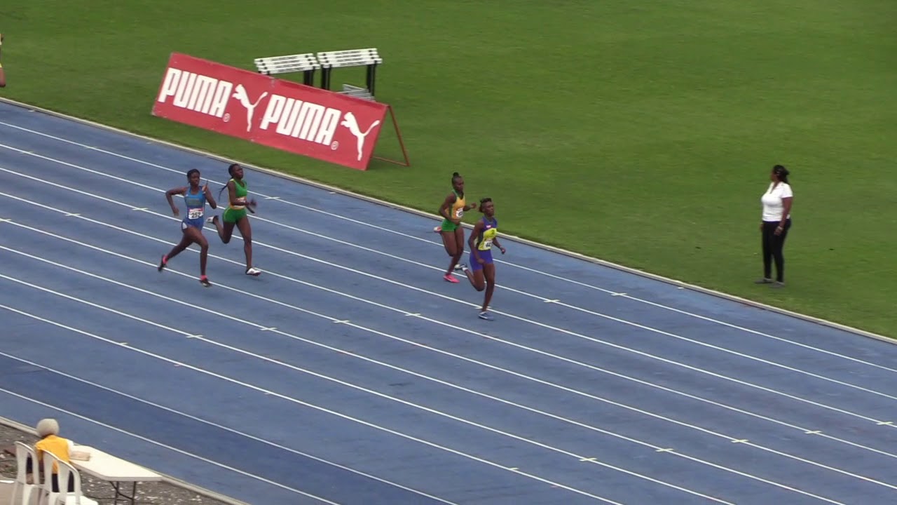 CARIFTA Games Trials: Oneika Mcannuff wins U20 400m final - YouTube