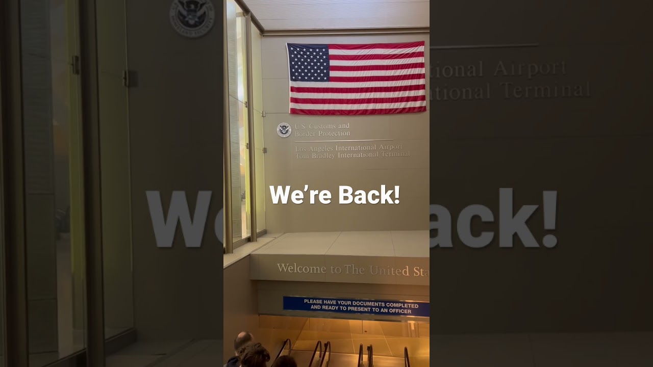 We Are Back In The USA 🇺🇸 - YouTube
