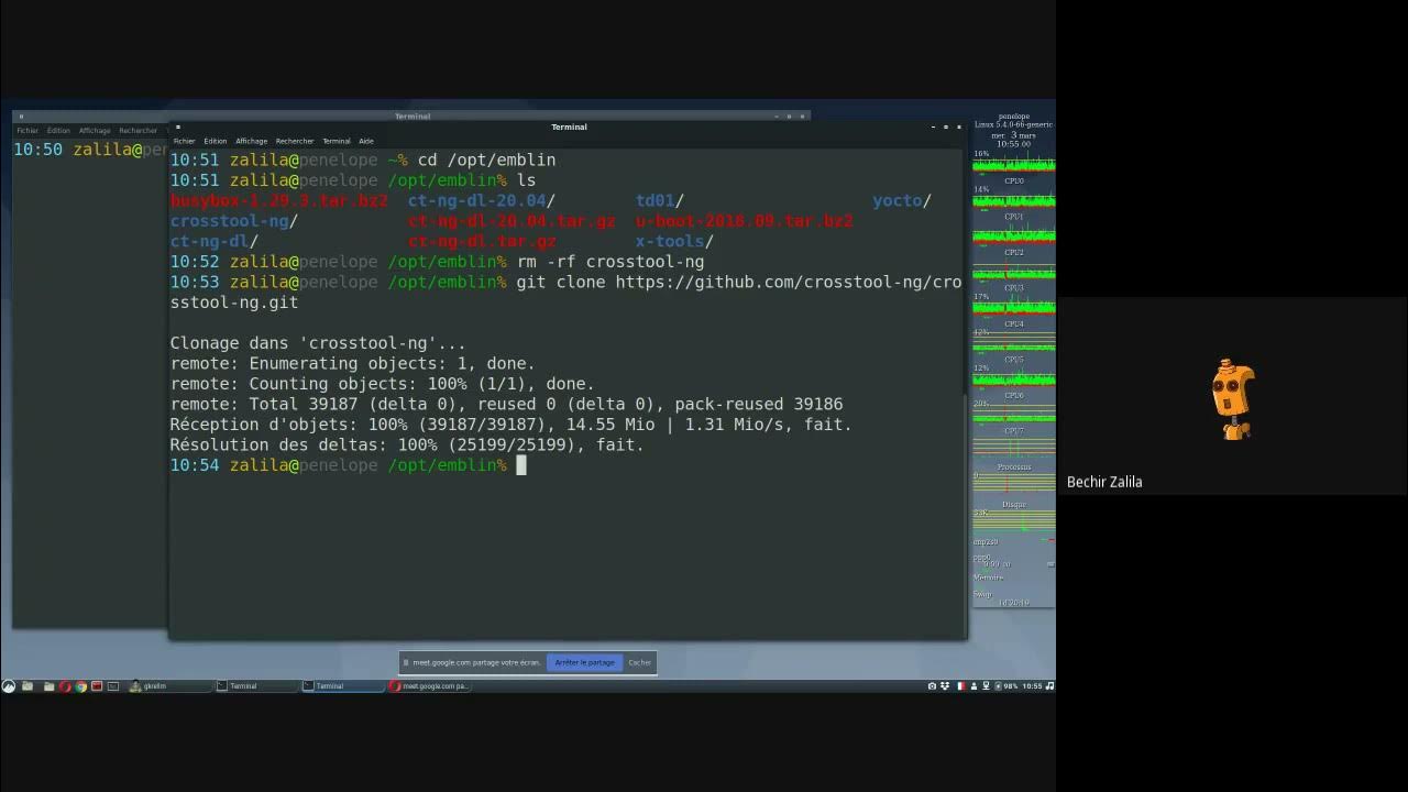 Linux Embarque GI2 2021-03-03 - YouTube
