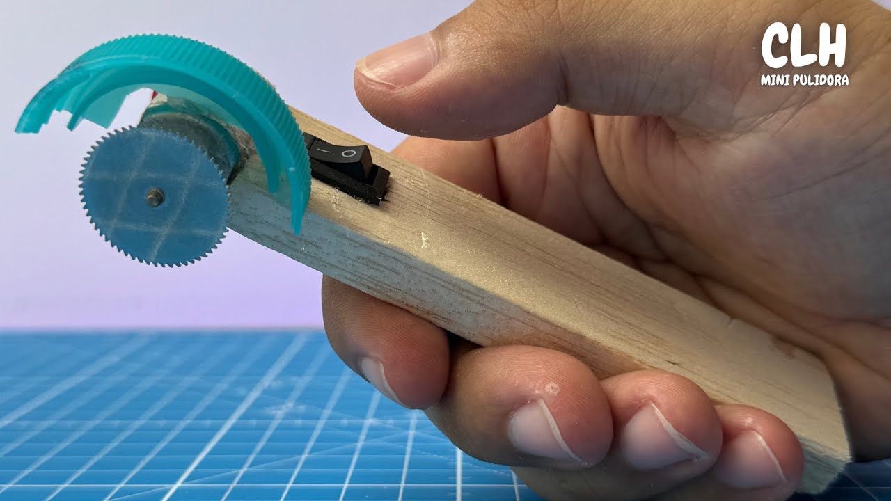 Cómo Hacer Una Mini Pulidora o Sierra Casera - YouTube