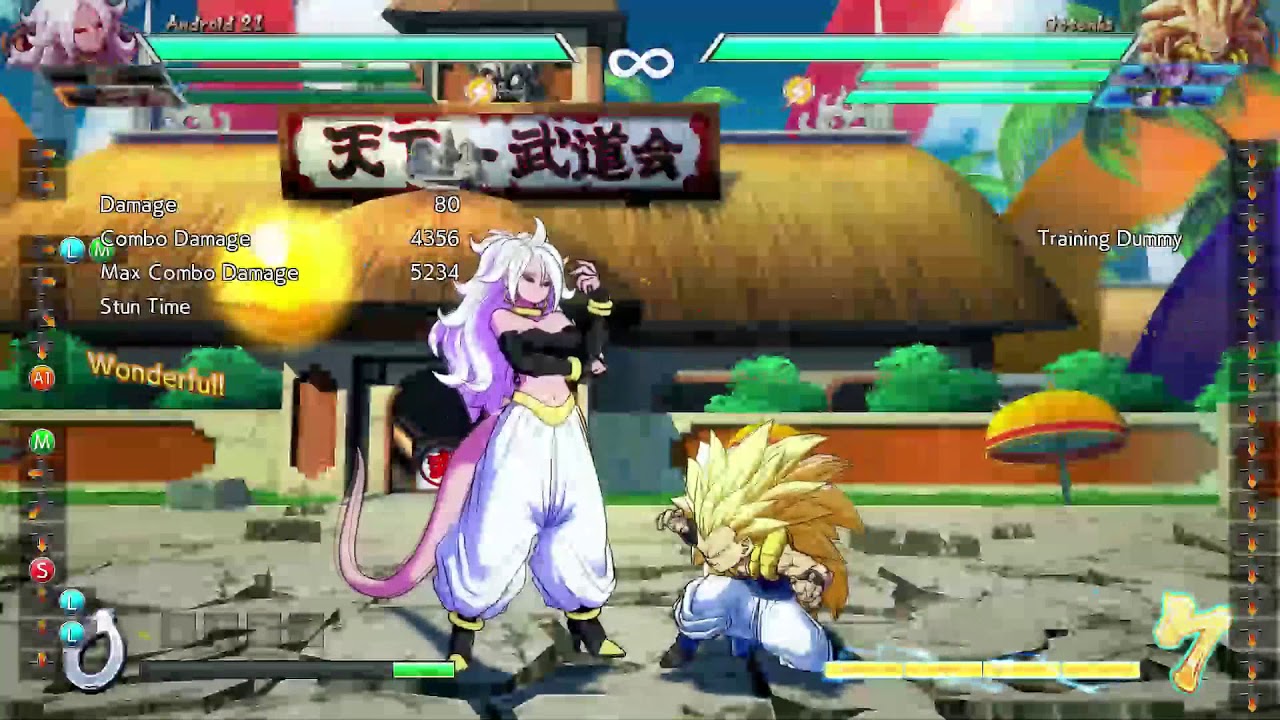 Android 21/Goku Blue/Kid Buu sample - YouTube