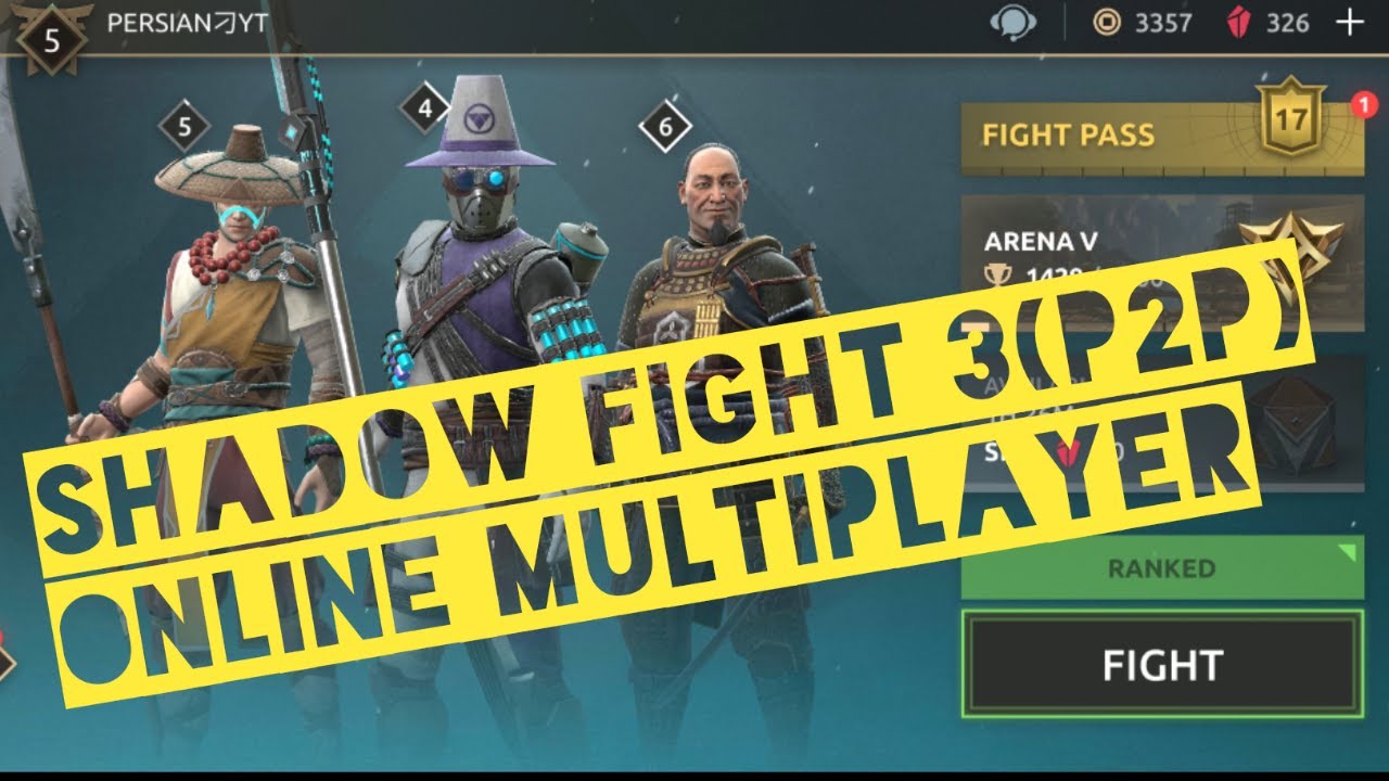 SHADOW FIGHT 3 MULTIPLAYER(OVER 1MILLION+ PLAYERS)NO BOTS REAL PLAYERS ...