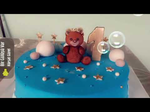 Oğlan uşaqları üçün ayıcıklı tort.King cake👑😍