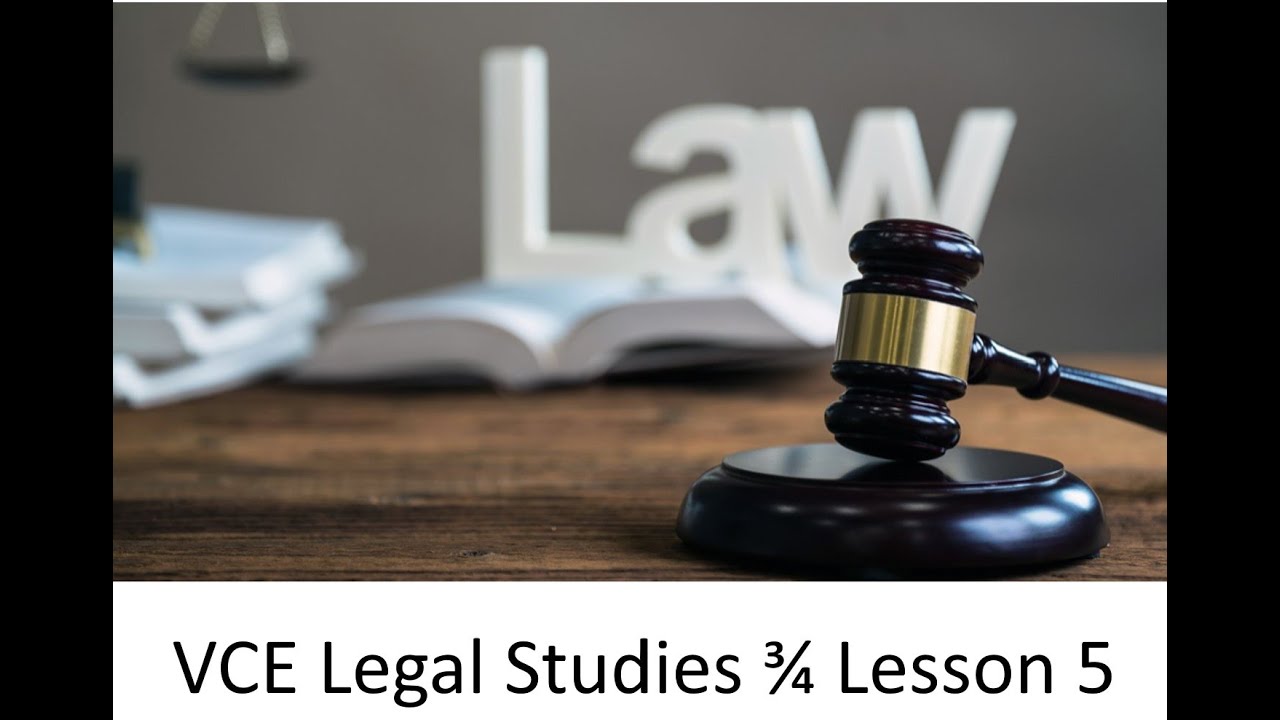 VCE Legal Studies 3/4 Pre-Trial Procedure, Court Hierarchy, Key ...