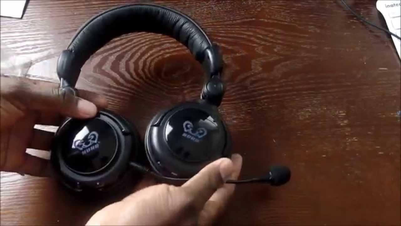 HUHD Wireless Gaming PC Mac Headset - YouTube