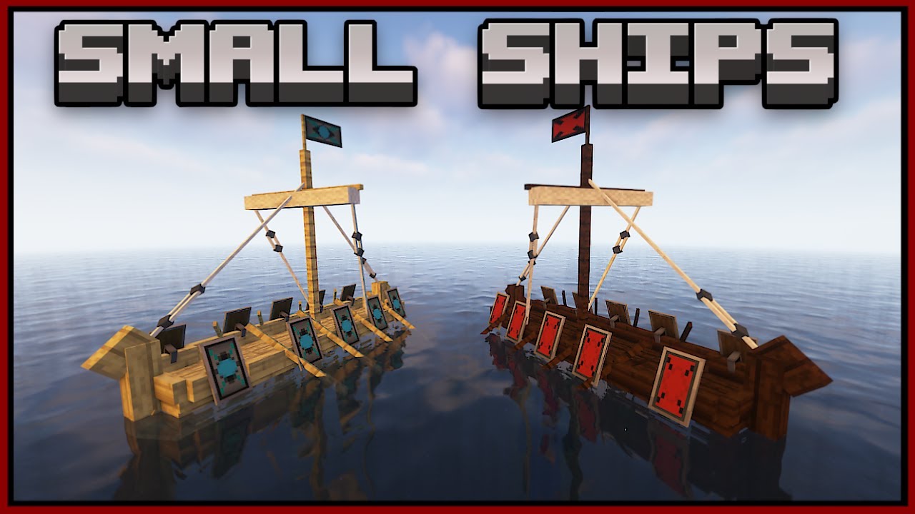 The Small Ships Mod Added Viking Ships! | Small Ships Mod - YouTube