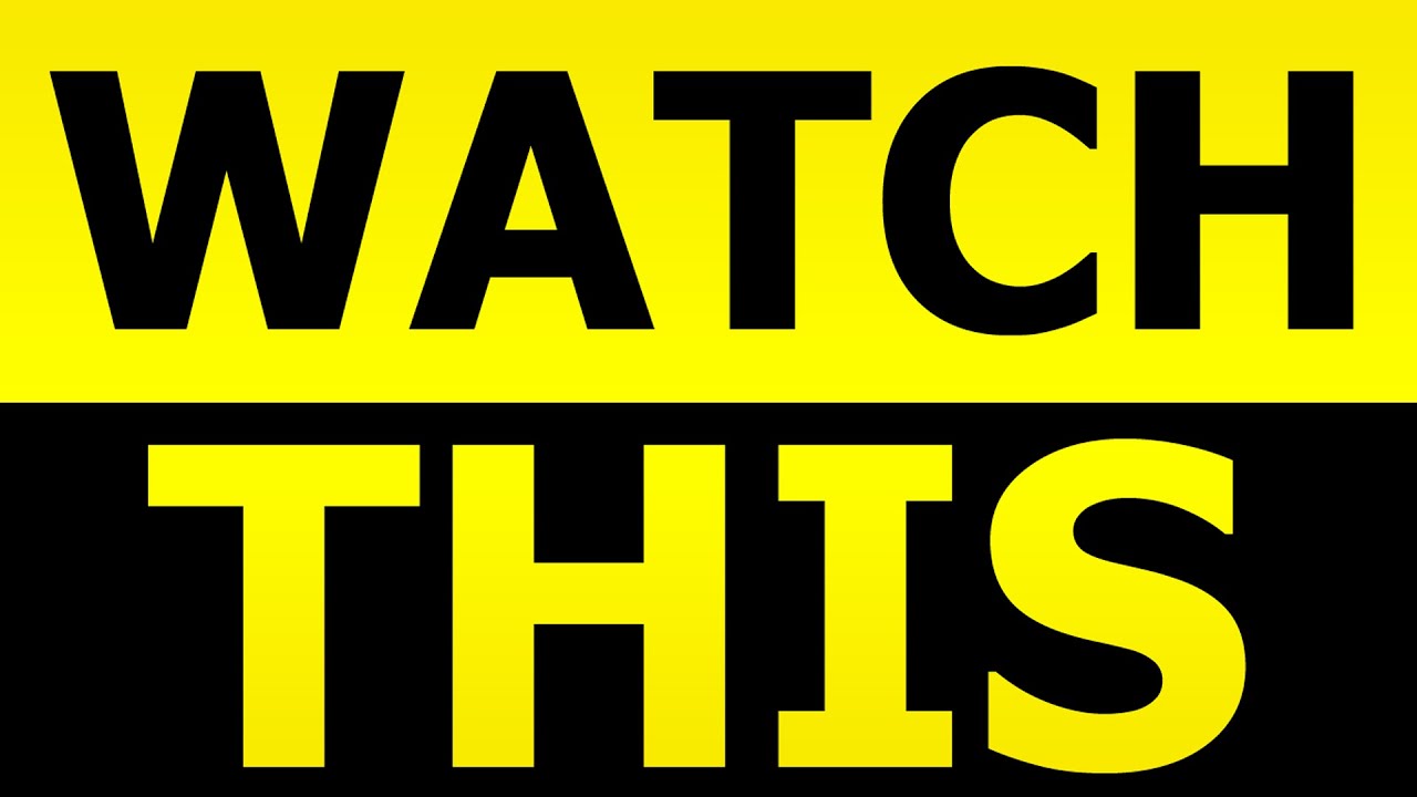 WATCH THIS VIDEO! For Those That Need To Hear THIS - YouTube