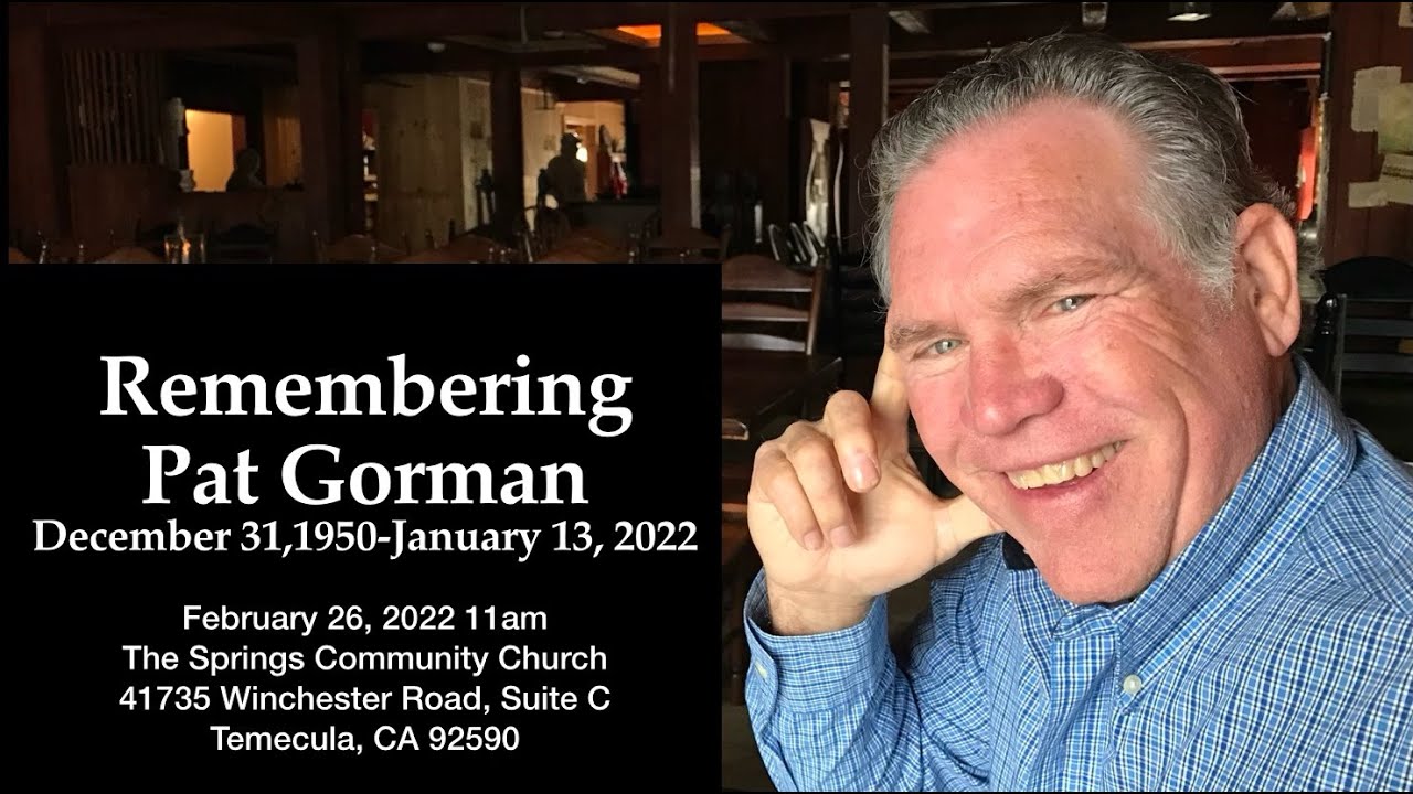 Remembering Pat Gorman - YouTube