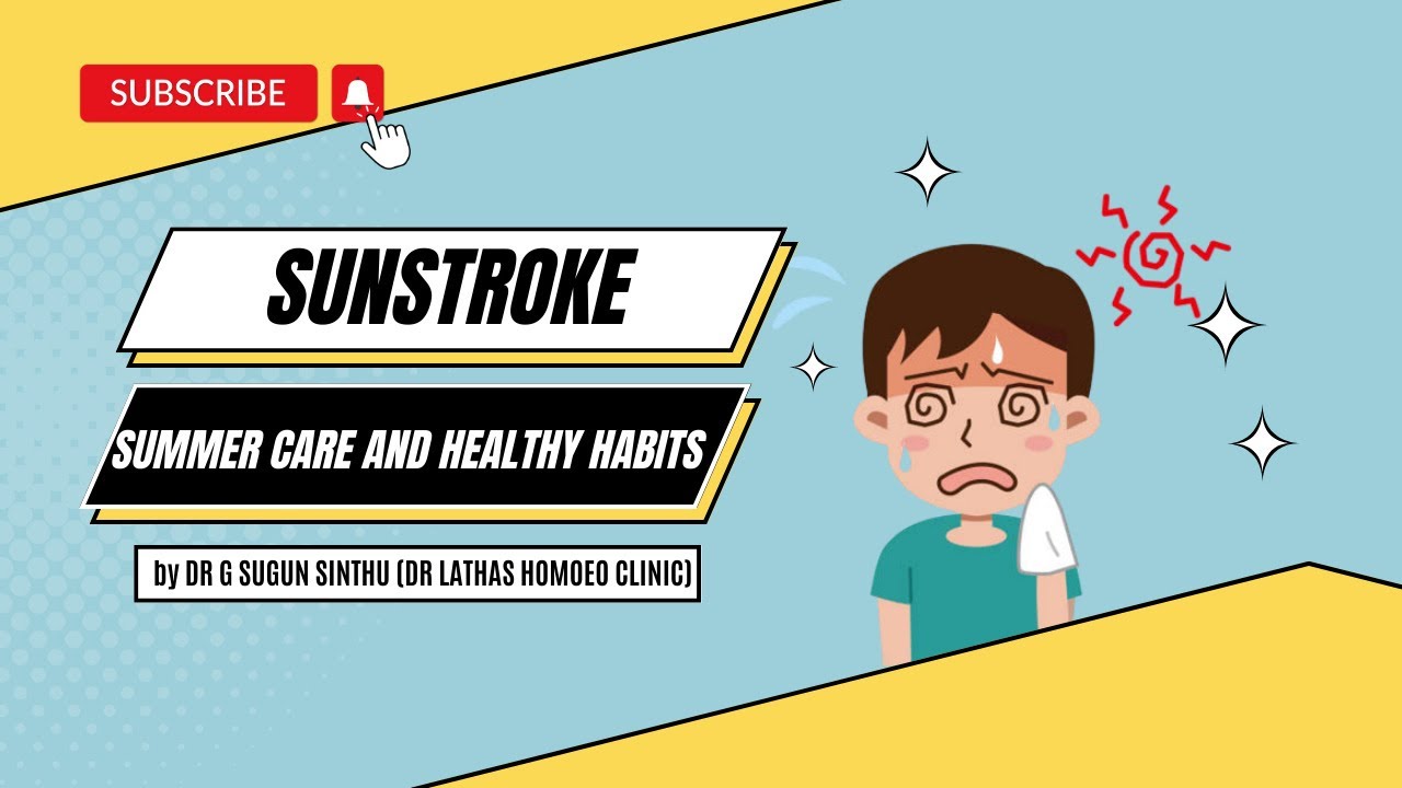 Sunstroke symptoms by Dr G S Sinthu #sunstroke #summer #hydration # ...