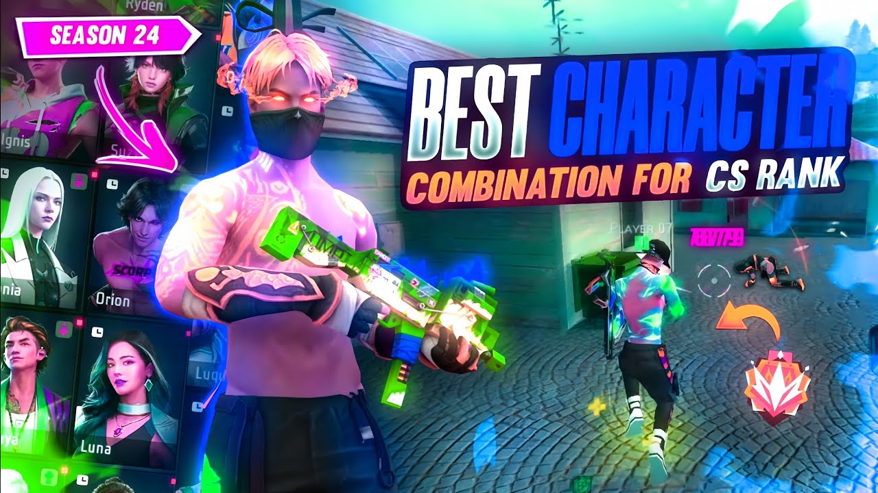Best character combination for CS rank |new season 24 CS rank ...
