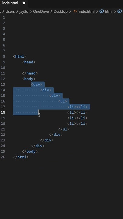 Must Know HTML Tips For VS Code Editor | Developer Tips - YouTube