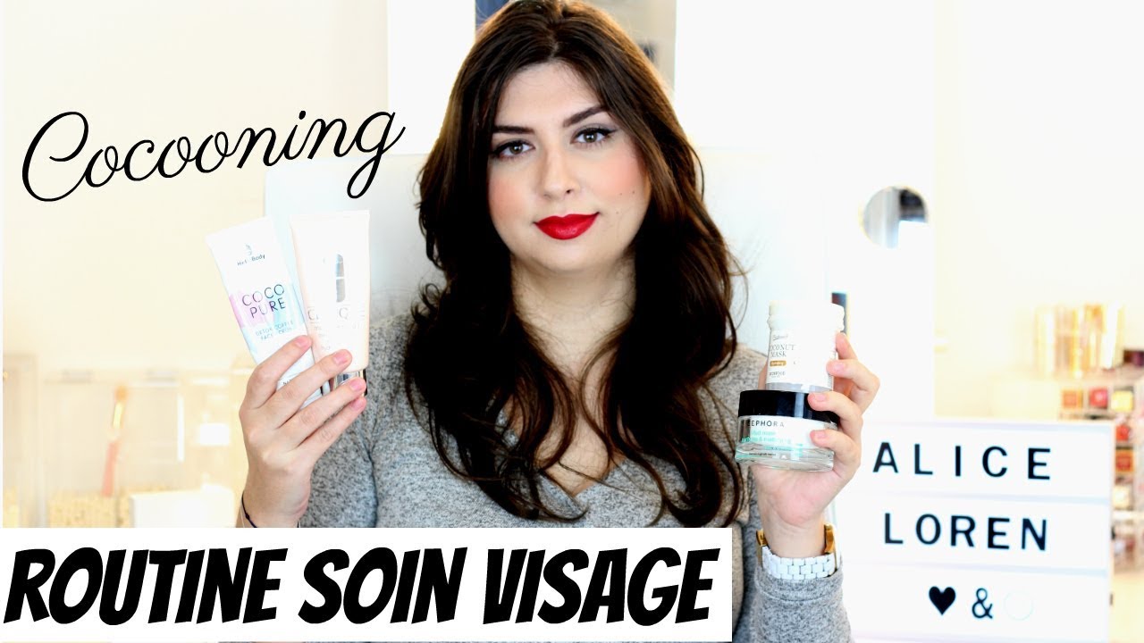 ROUTINE SOIN COCOONING du DIMANCHE ⎜ Alice Loren - YouTube