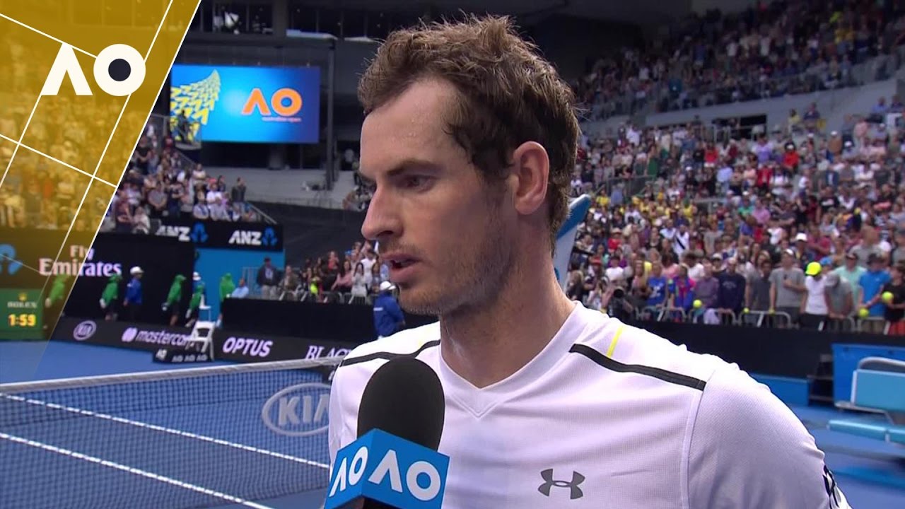 Andy Murray on court interview (3R) | Australian Open 2017 - YouTube