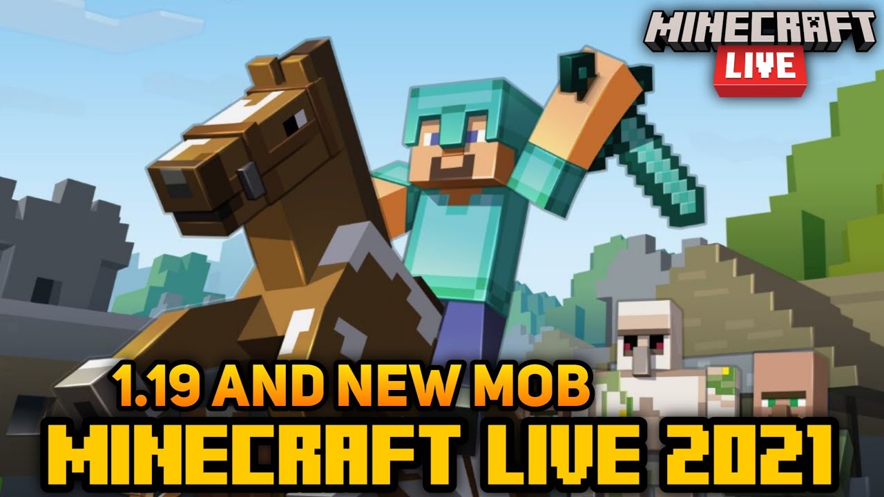 MINECRAFT LIVE 2021🔥 MINECRAFT 1.19 AND NEW MOB VOTE CONFIRMED MINECON ...