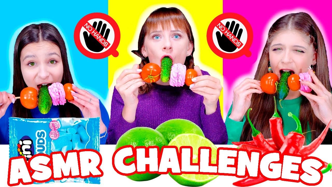 ASMR Most Popular Challenges | Copy Me Challenge Eating - YouTube