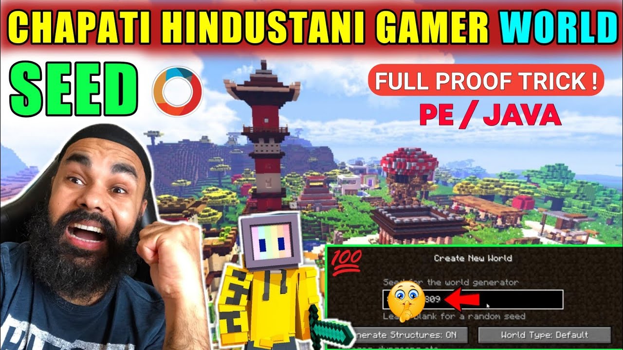 Chapati Hindustani Gamer World Seed 😍 | How To Enter Chapati Hindustani ...