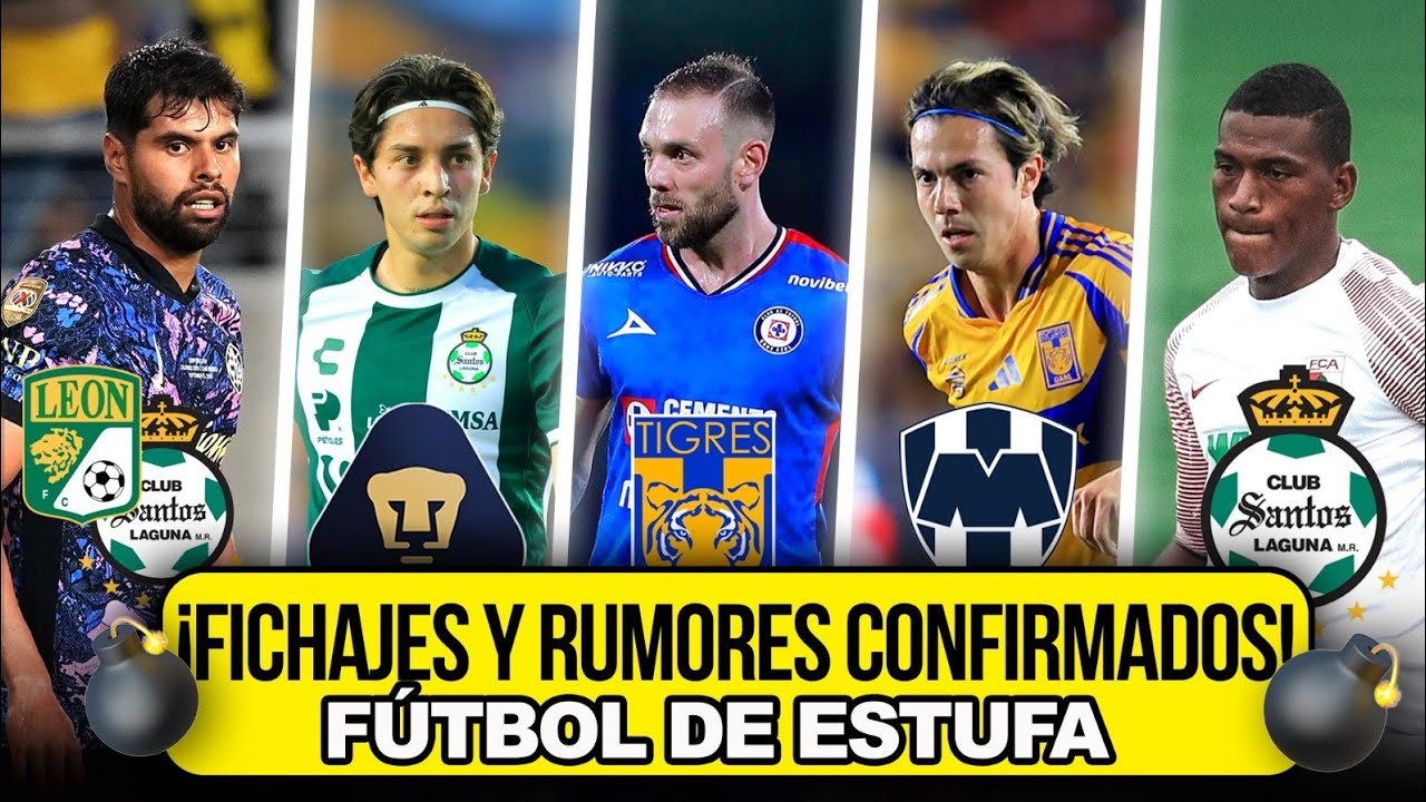 FUTBOL ESTUFA! SEBASTIAN CORDOVA A MONTERREY, JORDAN CARILLO A PUMAS ...