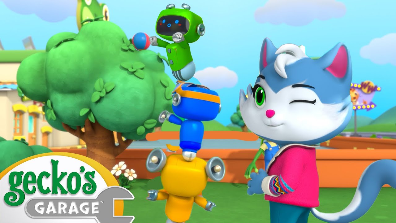 Go Go Green! | Gecko's Magical World | Animal & Vehicle Cartoons ...