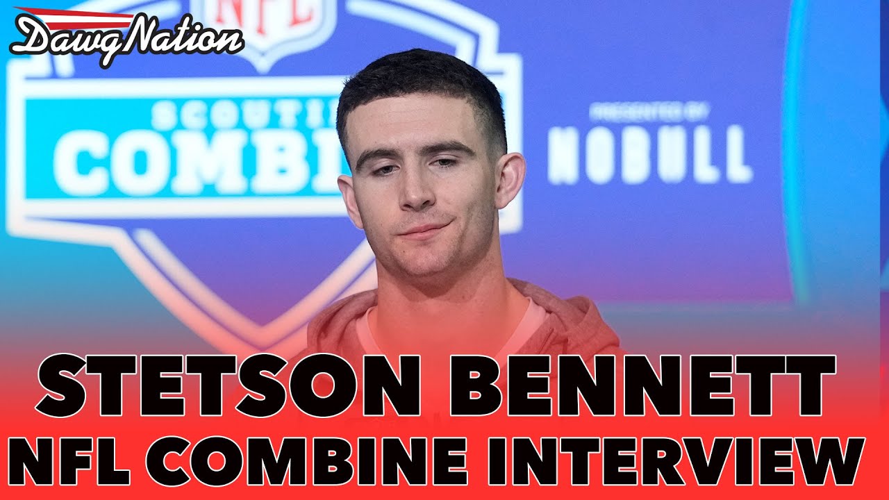 NFL Combine: Georgia national championship QB Stetson Bennett at the ...
