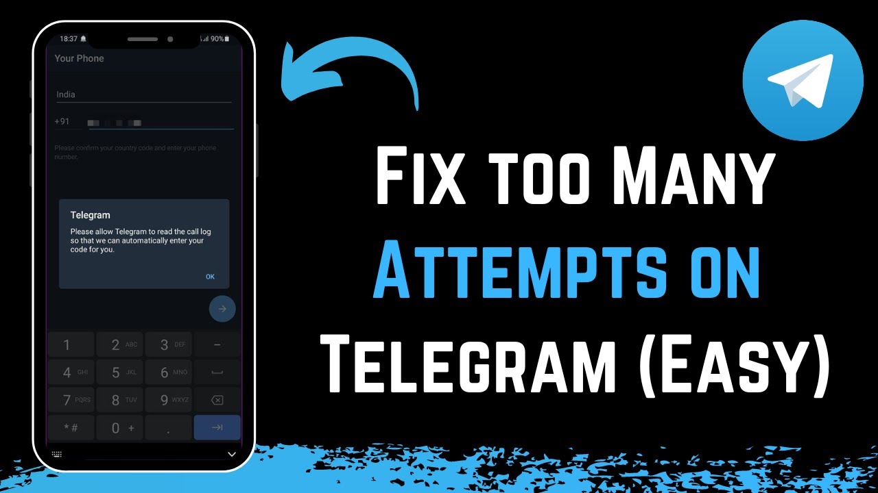 How to Fix Too Many Attempts Telegram ! - YouTube