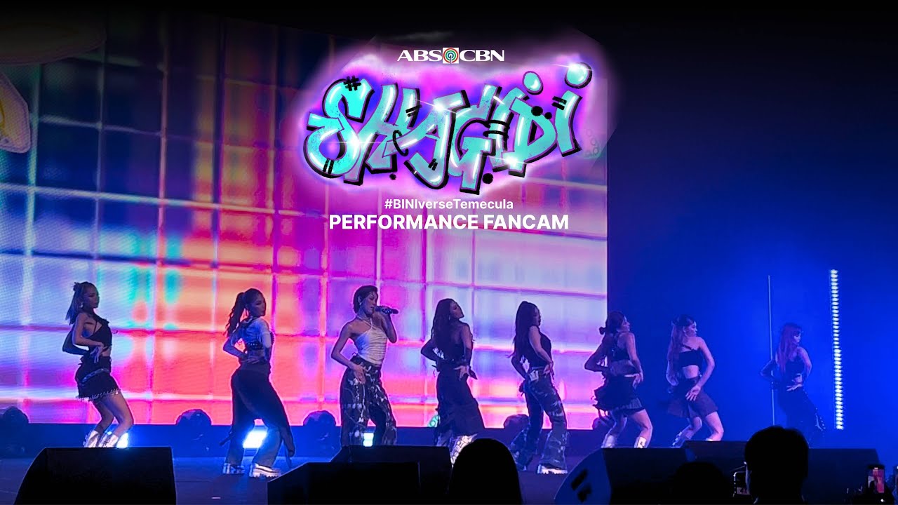 #BINI : 'Shagidi' at BINIverse Temecula Performance Fancam - YouTube