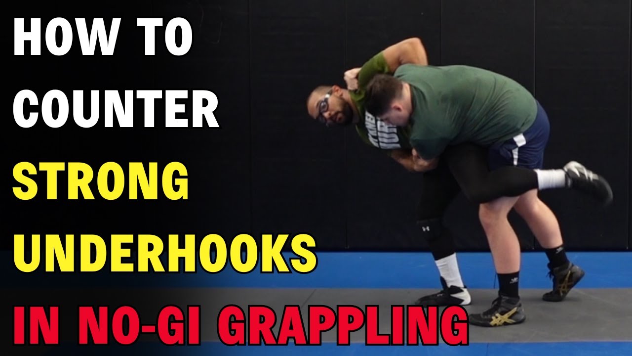 How to Counter Strong Underhooks in Wrestling or BJJ - YouTube