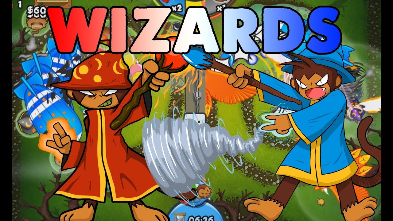 WIZARDS ONLY! Bloons TD Battles WIZARDS SPAM - YouTube