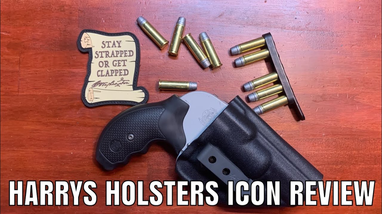 Review of Harrys holsters Icon for snubbie S&W J-frame revolvers - YouTube