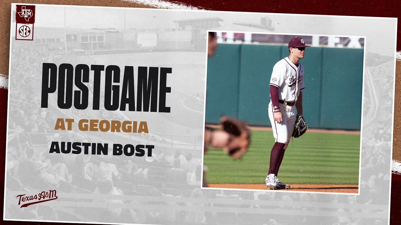 Georgia Postgame: Austin Bost - YouTube