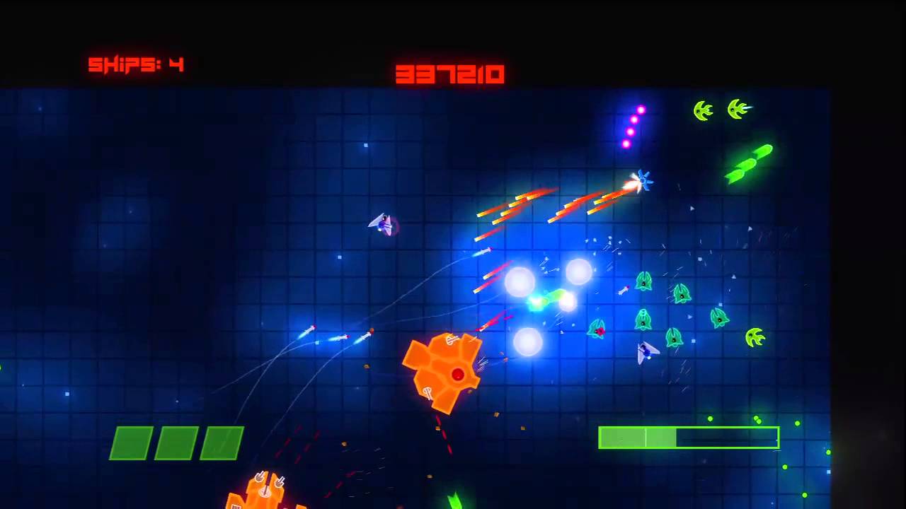 Grid Space Shooter (30 minute gameplay) - YouTube