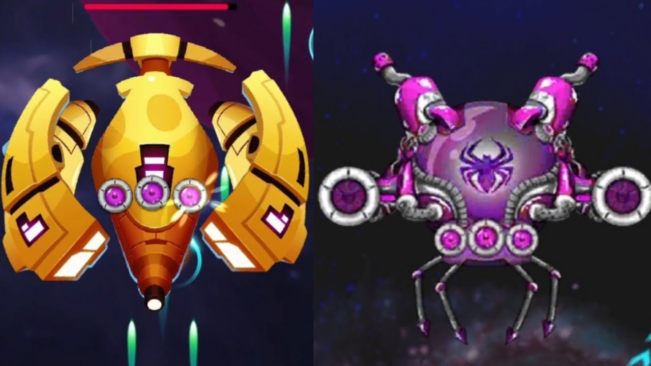 SPACE SHOOTER BOSS VS PALADIN | SPACE GALAXY ATTACK BOSS VS SS IMPERIAL ...