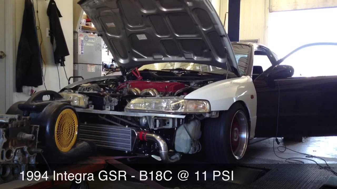 Speed Factor Racing - Integra GSR Turbo @ 11 PSI - YouTube