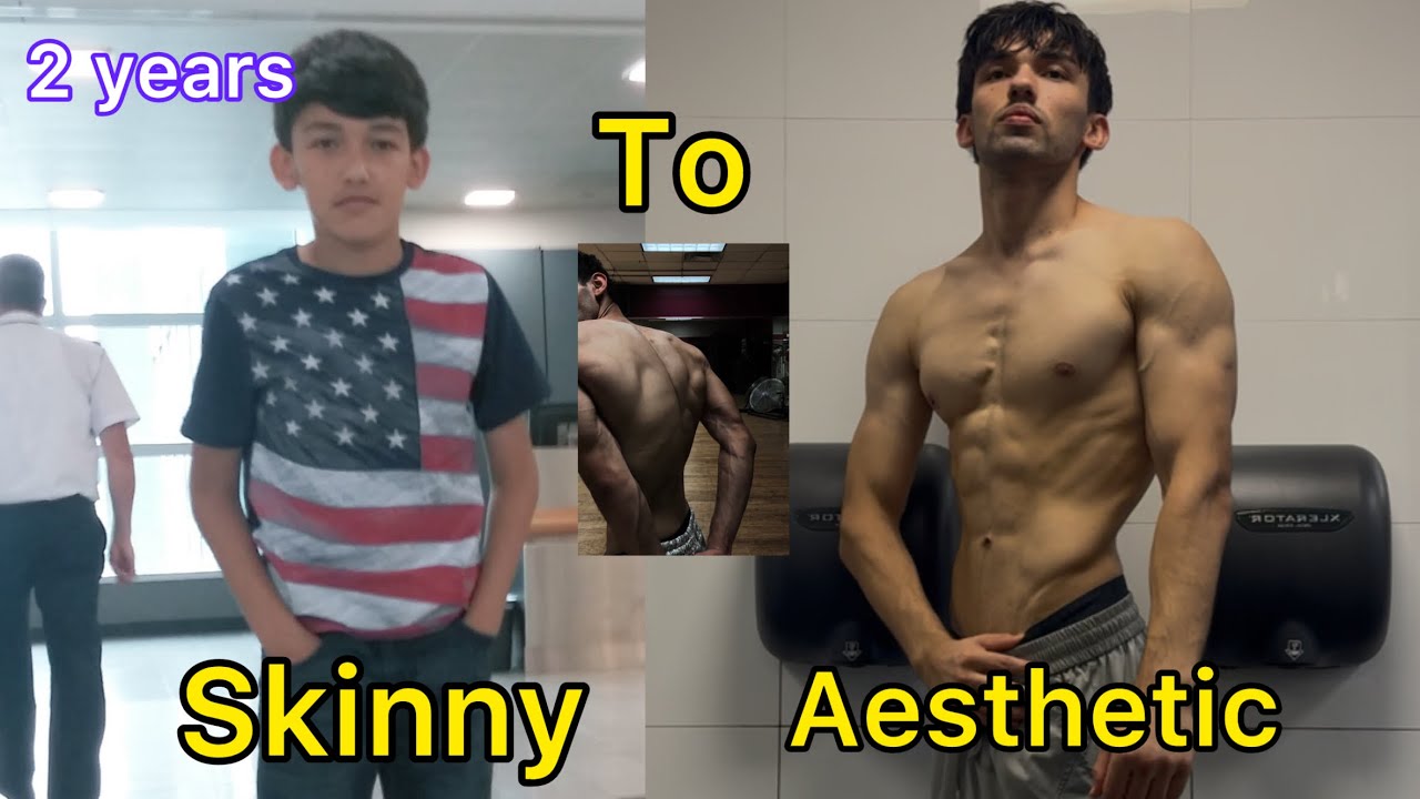 Skinny Kid to Aesthetic Beast (Natural 2 Year Transformation) - YouTube