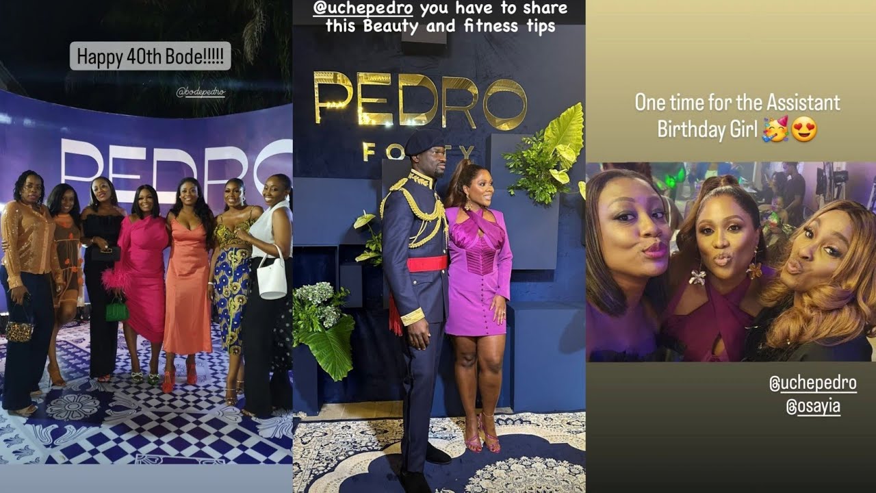 Bella Naija Ceo,Uche Pedro ,throws superlative 40th birthday for her ...