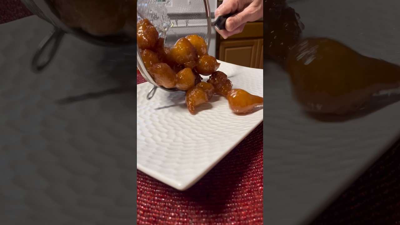 Juicy and crunchy Awama #arabdish #arab #middleeast #jordan #dessert # ...