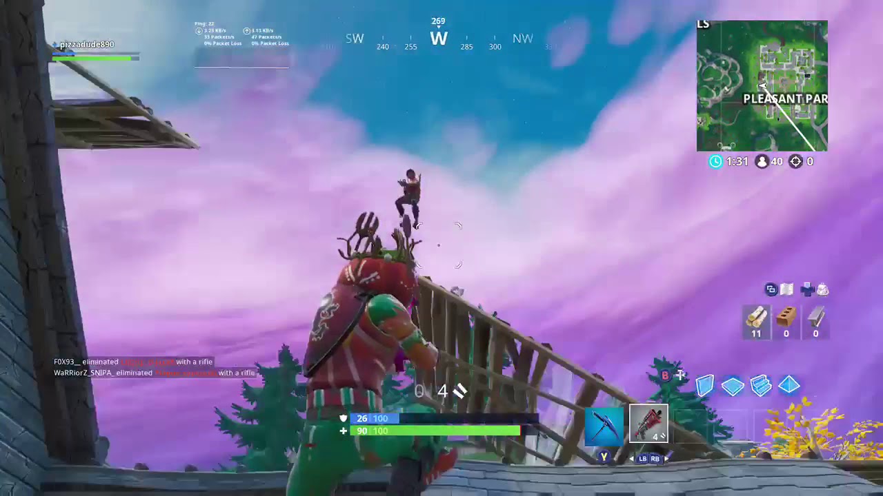 Fortnite fall damage - YouTube