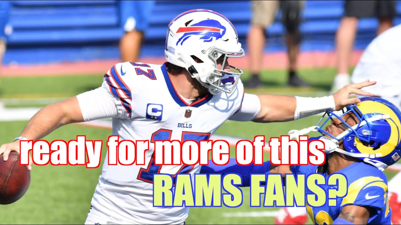 LA Rams fans getting ready to see their team pounded by the Buffalo ...