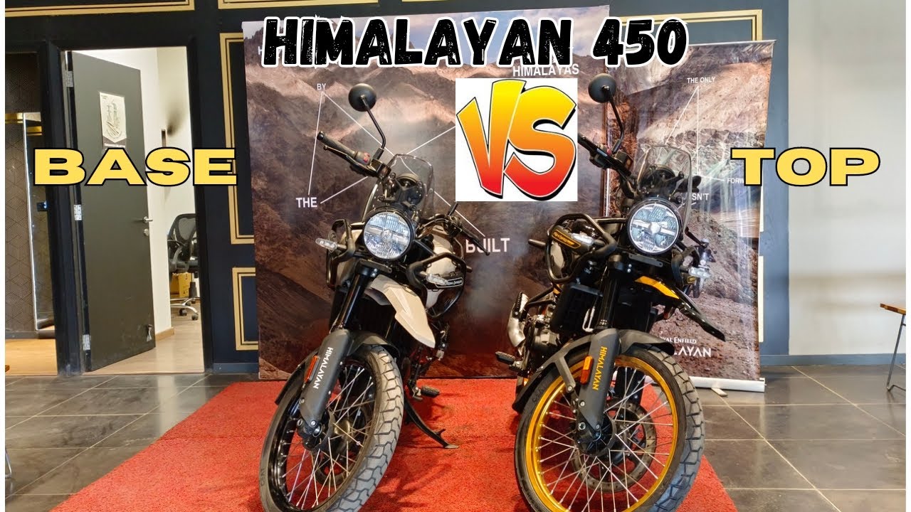 Royal Enfield Himalayan 450 Base Vs Top // which one is better for you ...